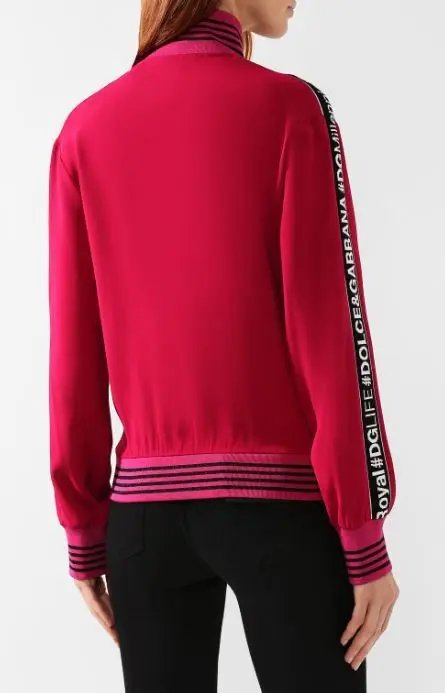 Dolce & Gabbana Long-sleeved Zip-up Sweatshirt
