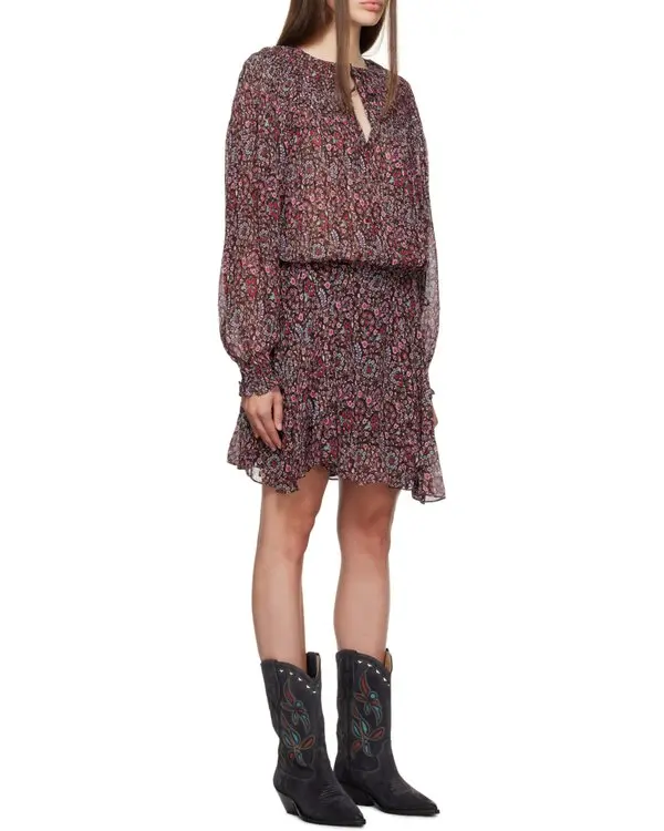 Isabel Marant Étoile Floral Print Long-sleeve Dress