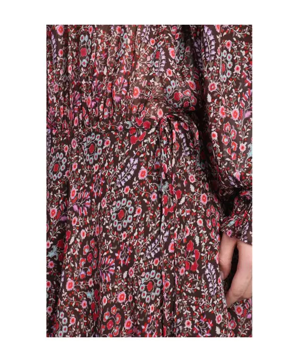 Isabel Marant Étoile Floral Print Long-sleeve Dress