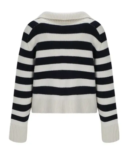 Khaite Franklin Striped Knitted Jumper