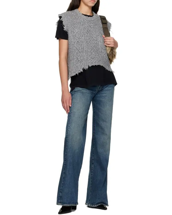 R13 Boyfriend Cable Knit Vest