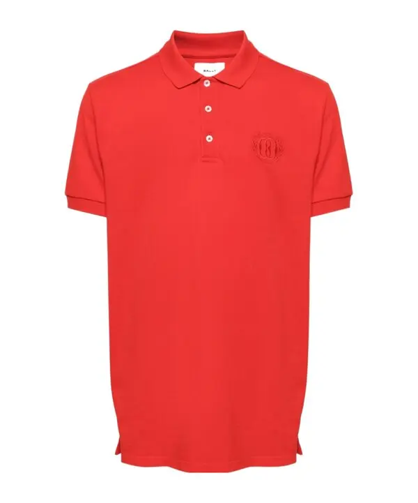Bally Logo-embroidered Organic Cotton Polo Shirt