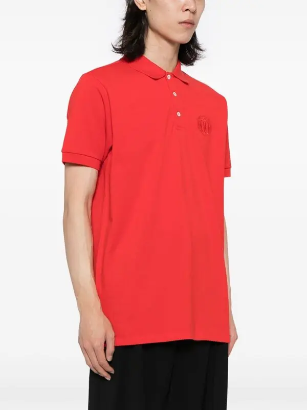 Bally Logo-embroidered Organic Cotton Polo Shirt