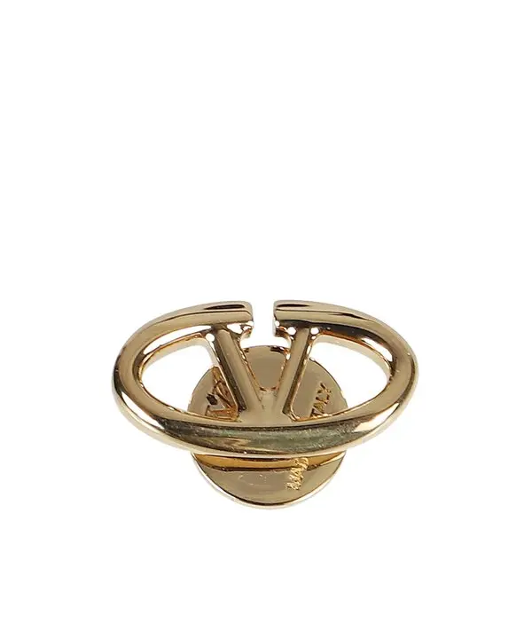 Valentino Garavani Vlogo Plaque Earring - Yellow