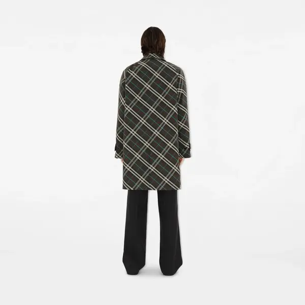 Burberry Nova Check Reversible Buttoned Coat