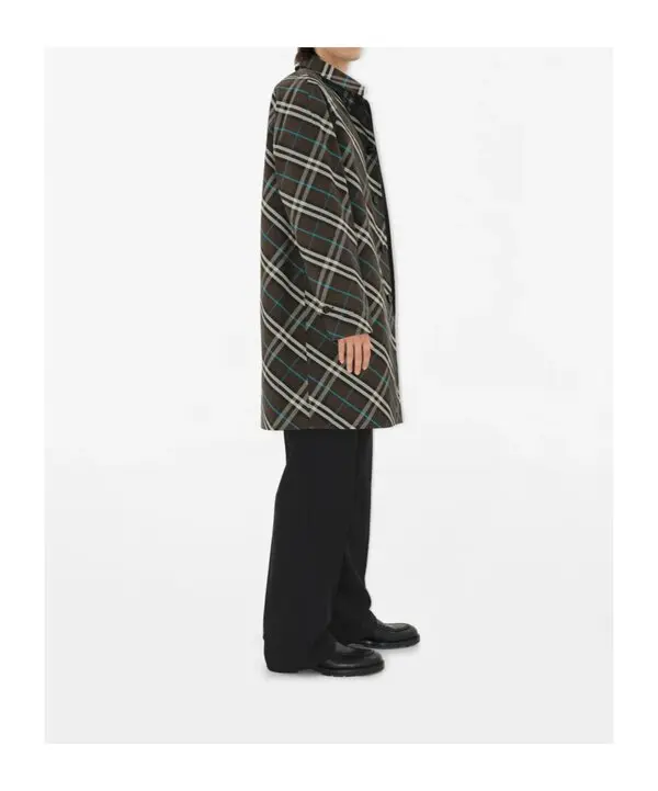Burberry Nova Check Reversible Buttoned Coat