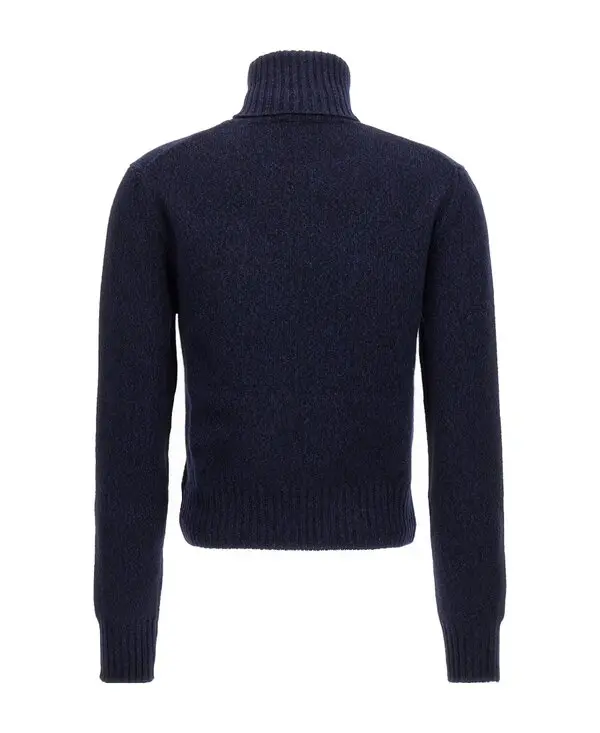 Ami High Neck Knitted Jumper