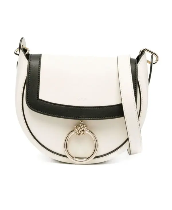 Chloé Arlène Leather Crossbody Bag - White
