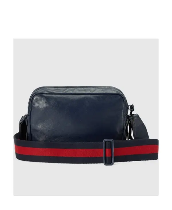 Gucci Double G Leather Shoulder Bag