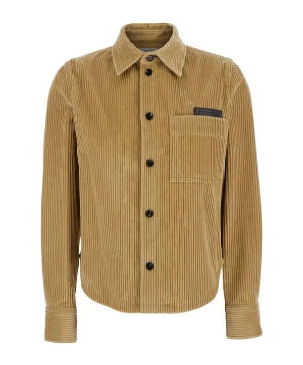 Bottega Veneta Corduroy Long Sleeve Shirt
