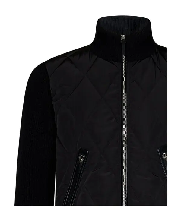 TOM FORD Ribbed-knit Padded Jacket