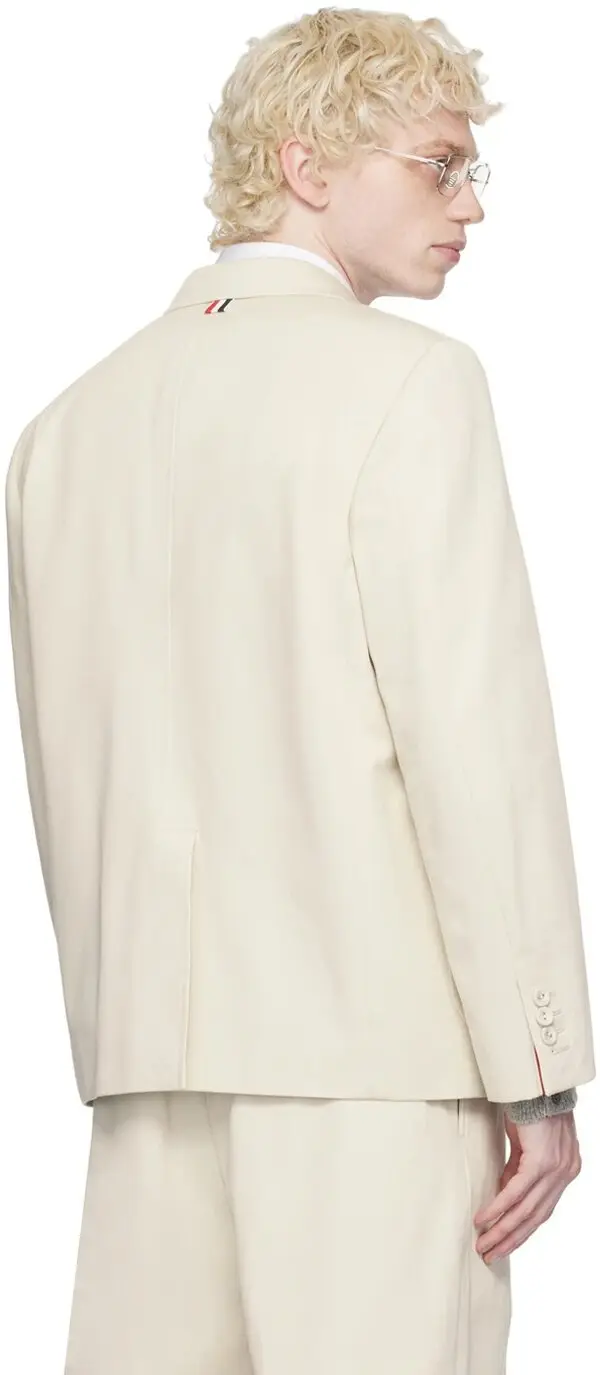 Thom Browne Single-breasted Unconstructed Jacket