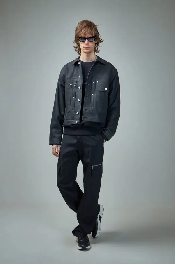 Givenchy Coated Denim Jacket - Black