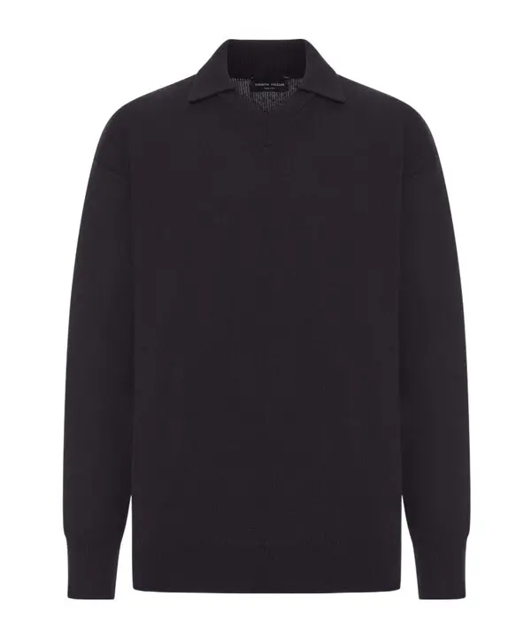 ROBERTO COLLINA Polo Neck Wool Sweater