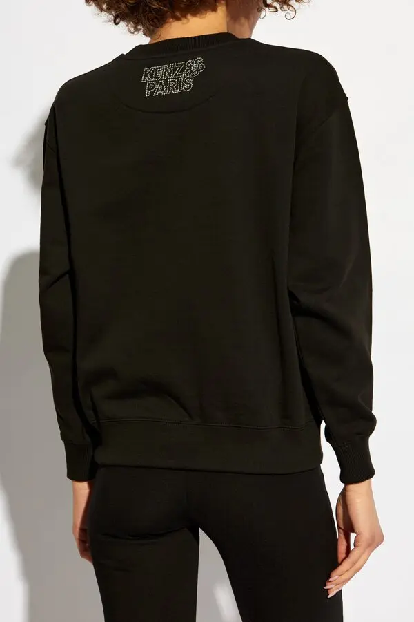 Kenzo Floral Embellished Crewneck Sweatshirt