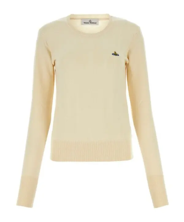 VIVIENNE WESTWOOD Bea Ribbed-knit Top - Nude