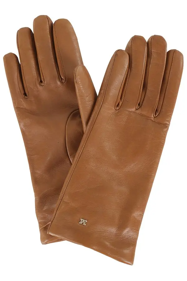 Max Mara Logo Plaque Gloves