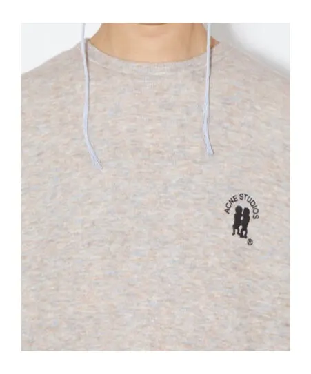Acne Studios Mélange Jumper With Embroidered Logo