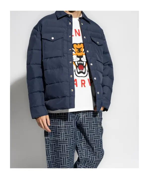 Kenzo Quilted Padded Shirt Jacket