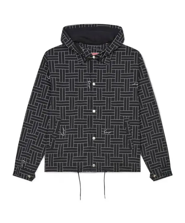 Kenzo Weave Printed Windbreaker