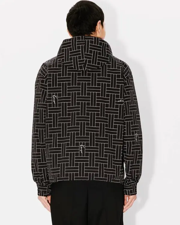 Kenzo Weave Printed Windbreaker