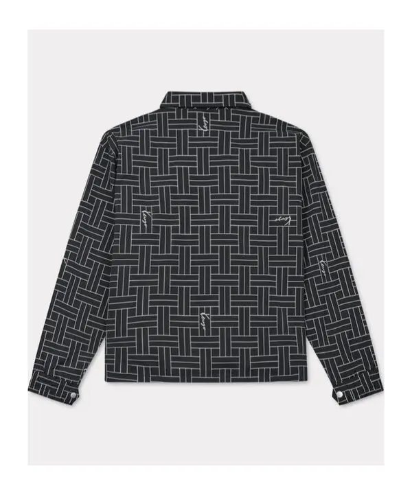 Kenzo Weave Printed Windbreaker