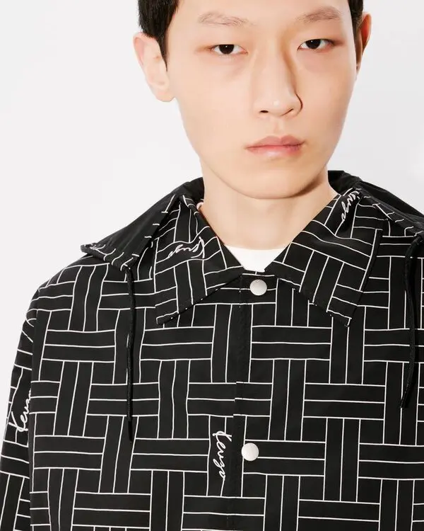 Kenzo Weave Printed Windbreaker