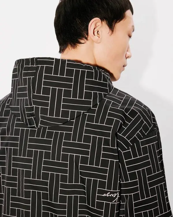Kenzo Weave Printed Windbreaker