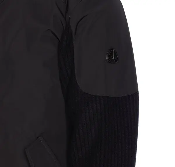 Moose Knuckles Contrast-panel Bomber Jacket