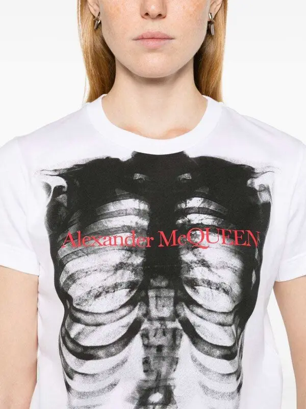 Alexander McQueen Ribcage Graphic T-shirt