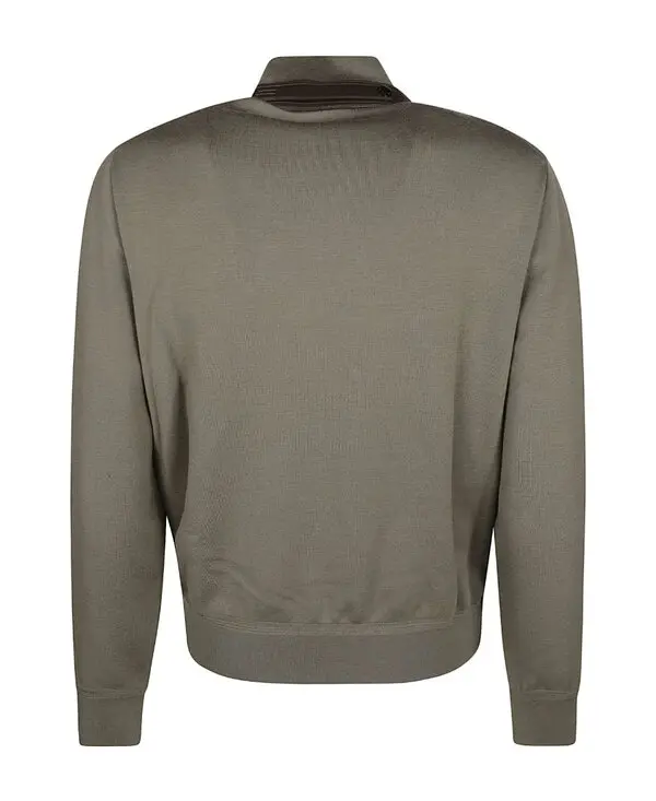 TOM FORD Padded Wool Zip-up Jacket - Green