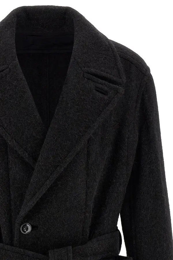 LEMAIRE Straight Hem Belted Coat
