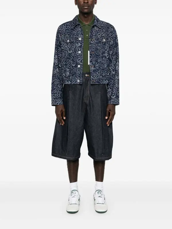 Kenzo Star Tiger Buttoned Denim Jacket
