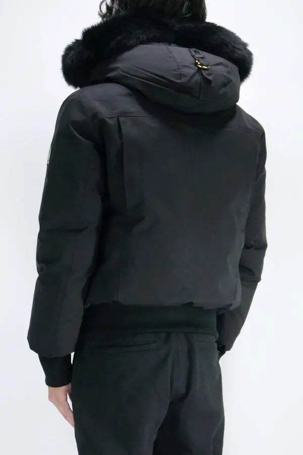 Mackage Long-sleeved Down Jacket With Removable Hooded Bib