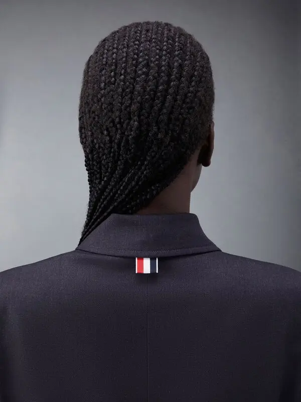 Thom Browne Layered Poplin-panel Dress