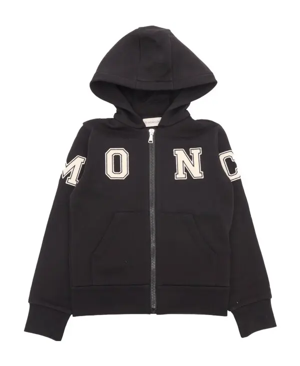 Moncler Zip-up Hooded Long-sleeve Sweatshirt