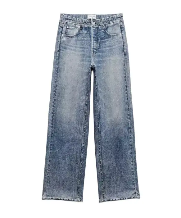 Rag & Bone Relaxed Wide-leg Jeans - Blue