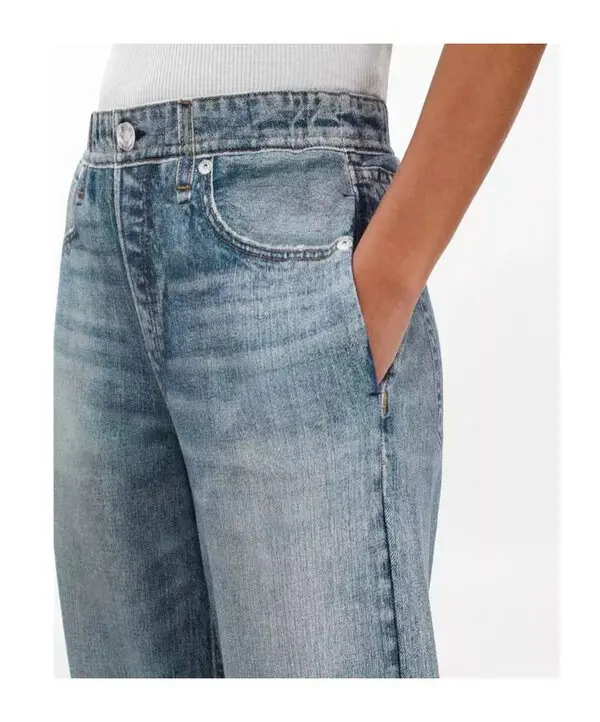 Rag & Bone Relaxed Wide-leg Jeans - No