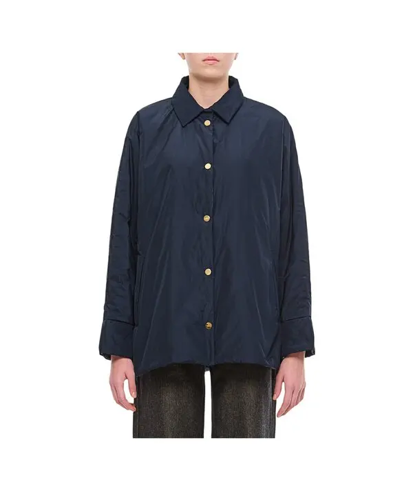 Max Mara Buttoned Long-sleeved Jacket - Black