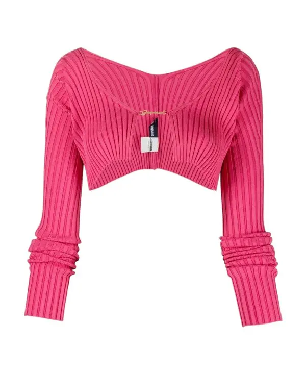 Jacquemus Ribbed Long Sleeve Sweater