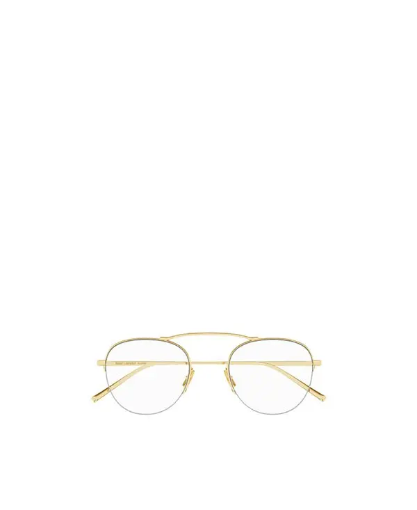 Saint Laurent Round Frame Glasses - Yellow