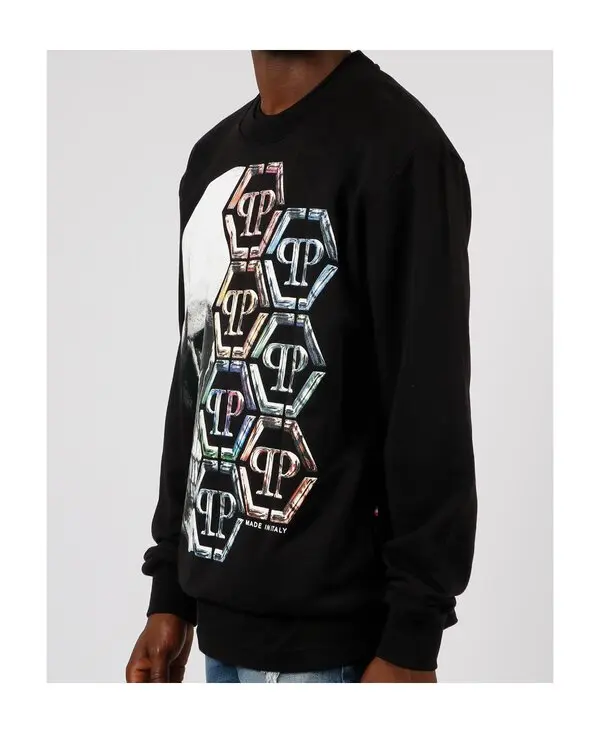 Philipp Plein Skull Print Crewneck Sweatshirt