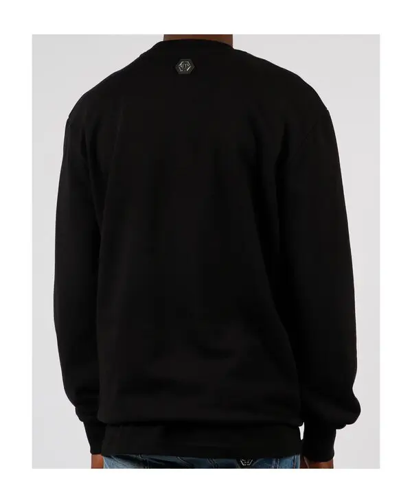 Philipp Plein Skull Print Crewneck Sweatshirt