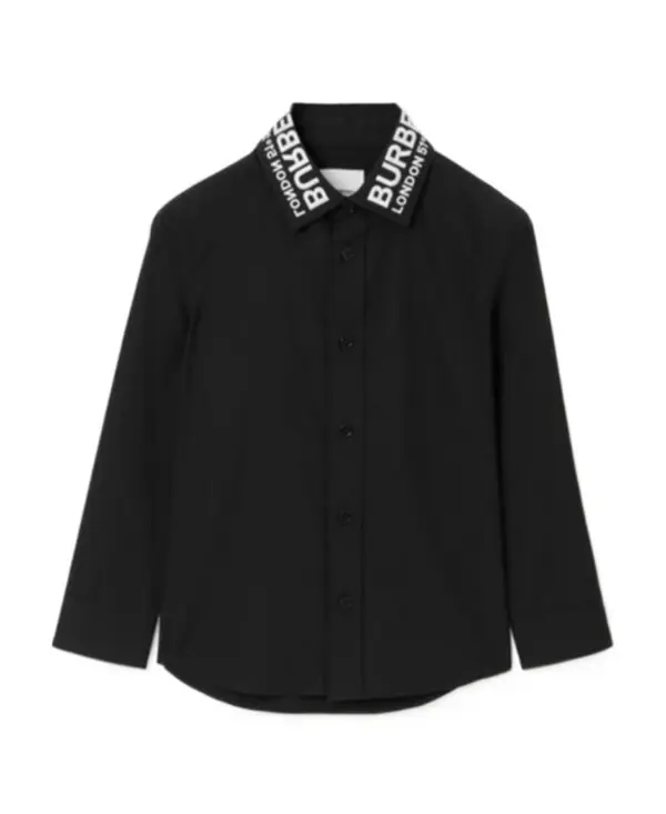Burberry Embroidered Cotton Shirt