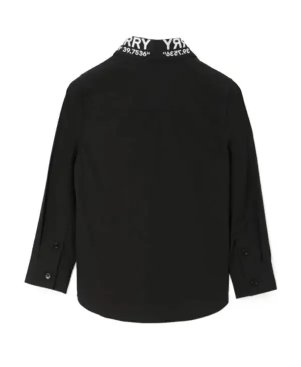 Burberry Embroidered Cotton Shirt