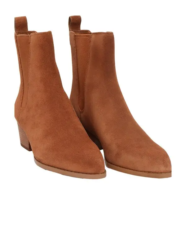 Michael Kors Kinlee Suede Pointed Toe Boots