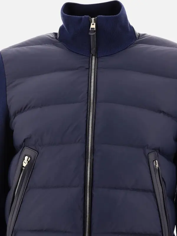 TOM FORD Quilted Zip-up Jacket - Black