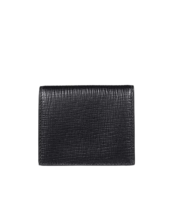 FERRAGAMO Logo Plaque Snaped Wallet