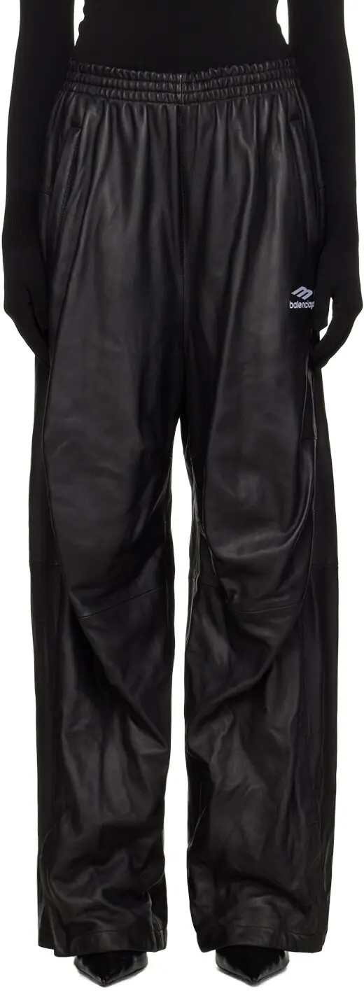 Balenciaga Leather Track Pants