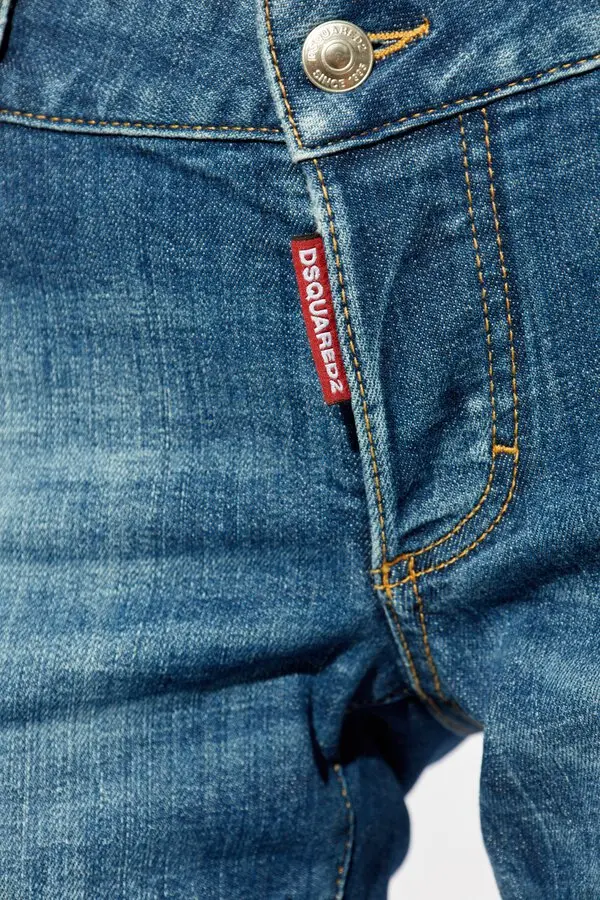Dsquared2 Logo Patch Skinny Jeans
